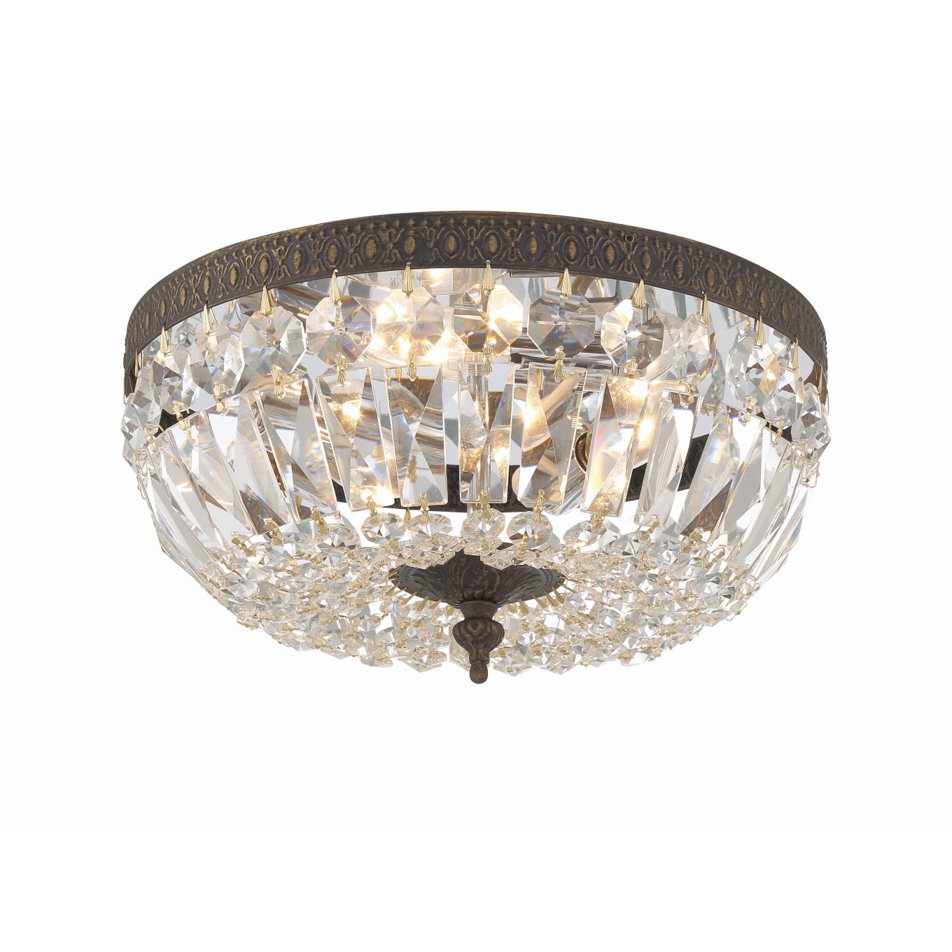 Crystorama Lighting Group Ceiling Mount 3 Light 12" Wide Flush Mount ...